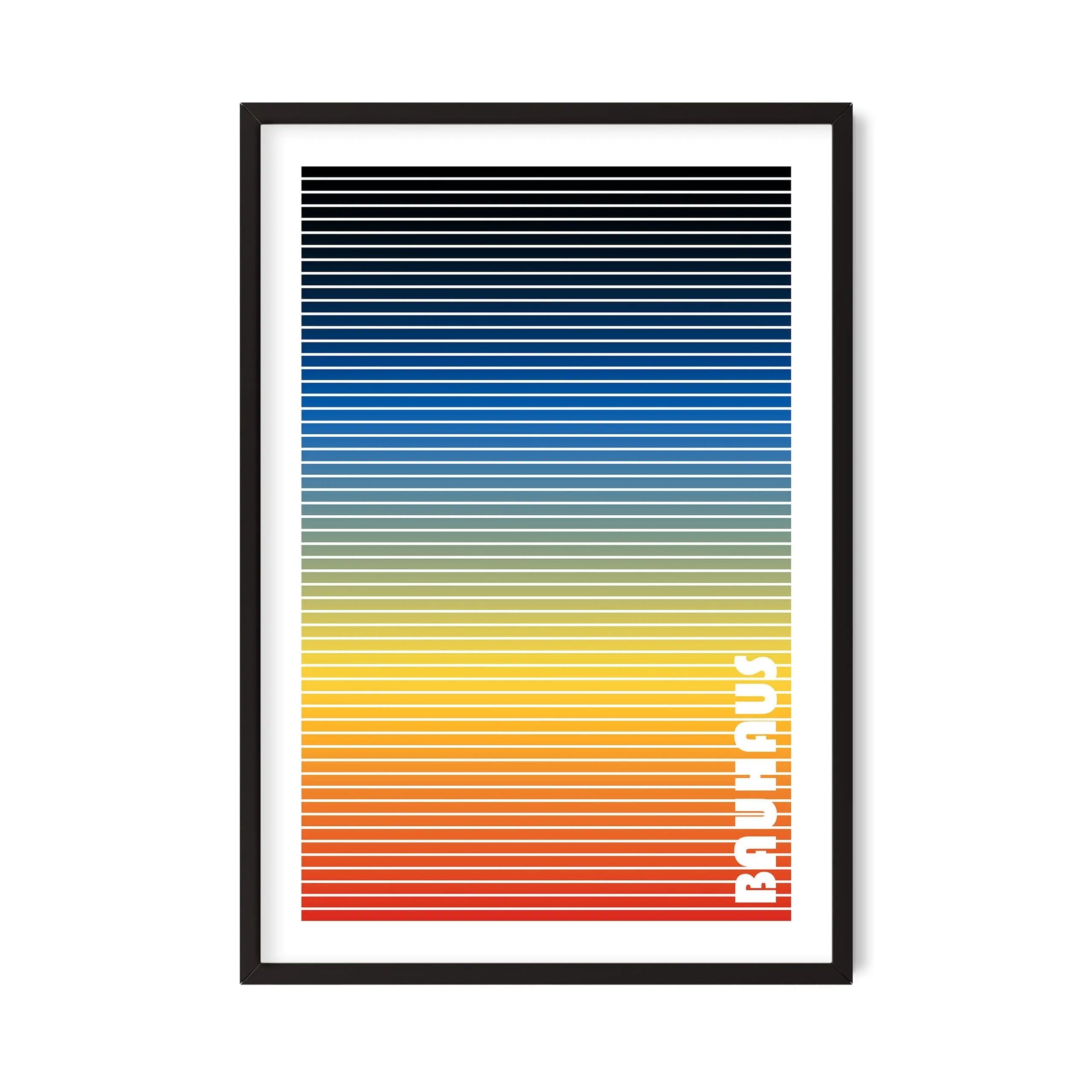 Bauhaus Poster | Retro Shutters | Primary Colors – BAUHAUS POSTERS