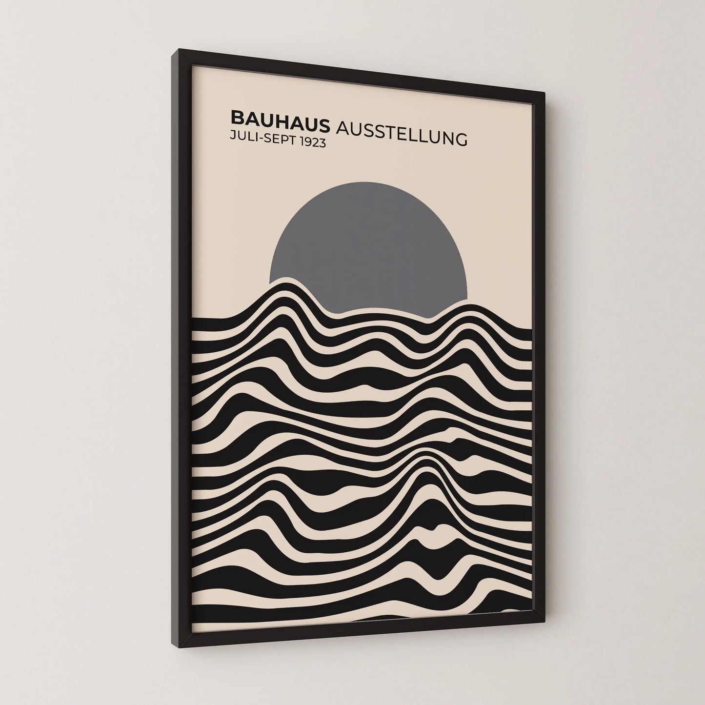 Bauhaus Poster | Bauhaus Sunset | Grey Color – BAUHAUS POSTERS